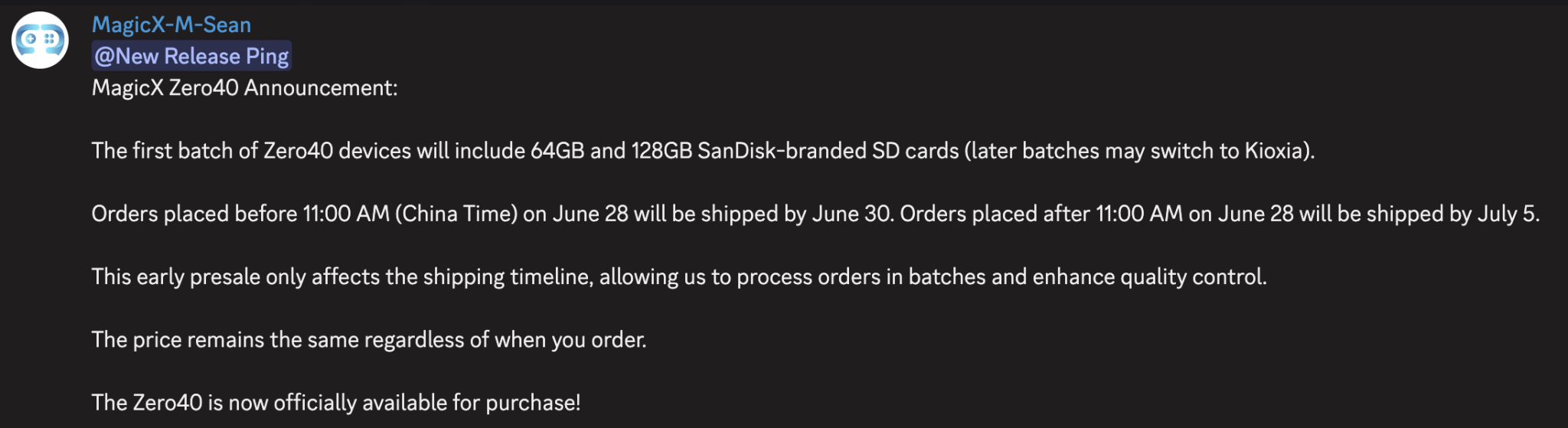 MagicX Zero40 Now On Sale — A Handheld Built for DS Emulation - Retro Handhelds